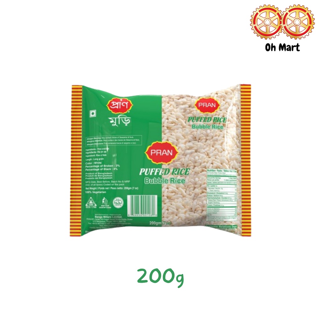 Pran Puffed Rice 200/400g | Shopee Malaysia