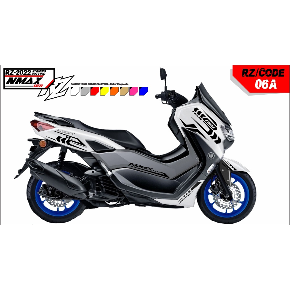 Yamaha Nmax New Body Trim Cutting Sticker All New Yamaha Nmax New Code ...
