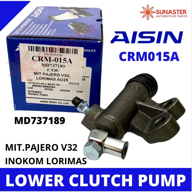 AISIN LOWER CLUTCH PUMP 3/4” Mitsubishi Pajero V32 Inokom Lorimas AU26 ...