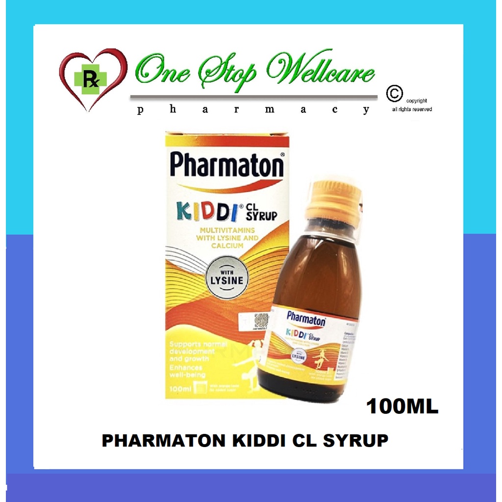PHARMATON KIDDI CL SYRUP 100ML /2X100'S (EXP:02/2026) | Shopee Malaysia