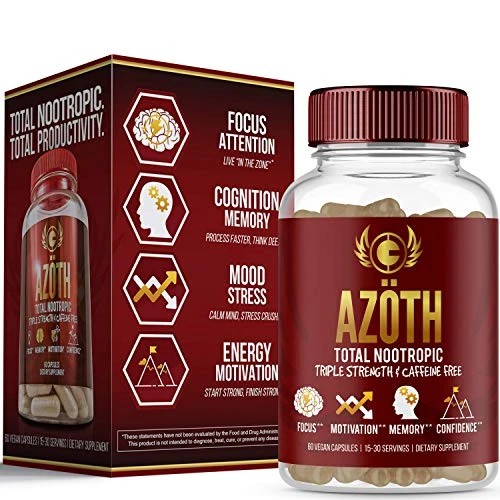 🔥AZOTH 2.0🔥 - Total Nootropic: Focus, Motivation, Stress, & Energy ...