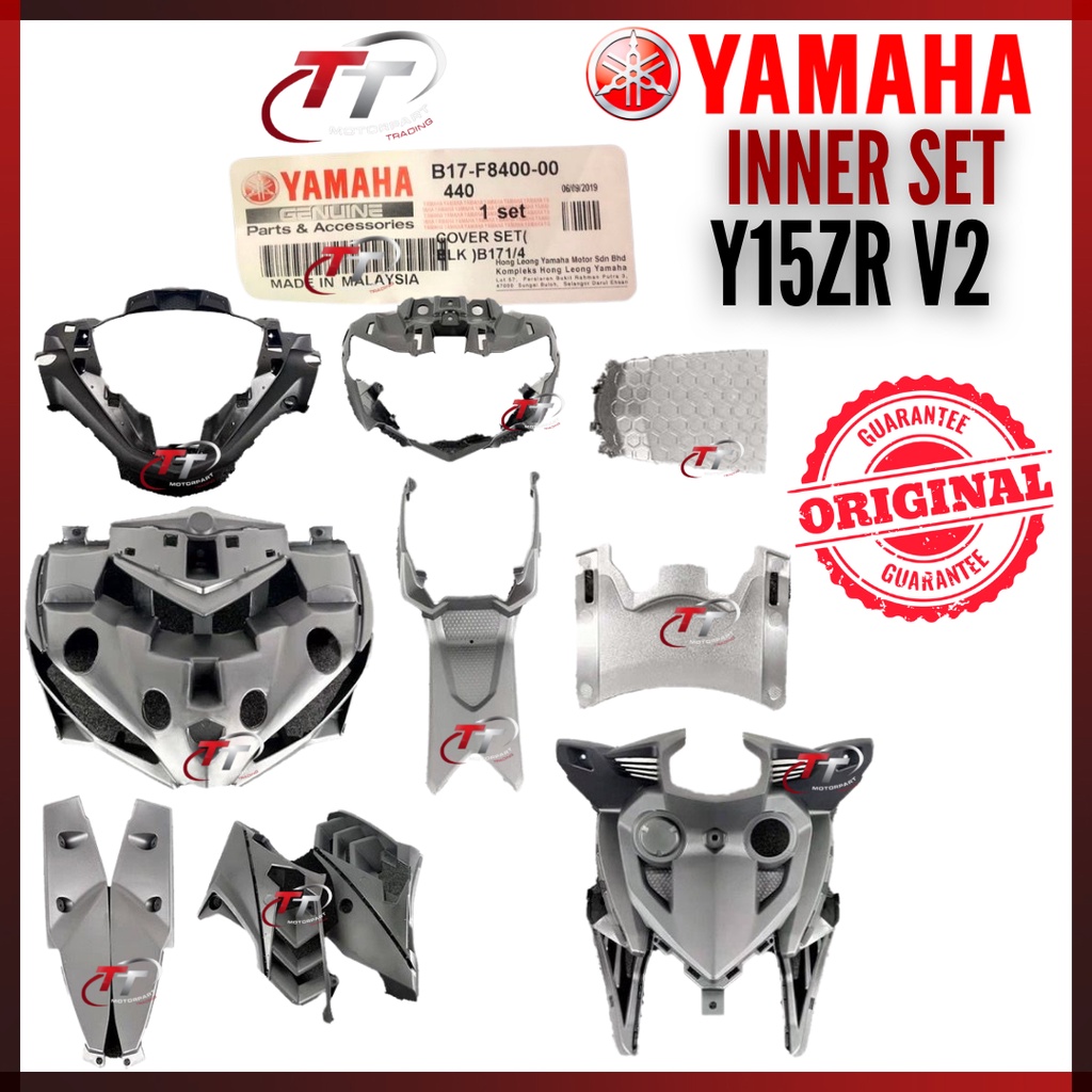 100% ORIGINAL YAMAHA Y15ZR Y15 V1 V2 INNER SET COVERSET COVER SET KAVER CAVER NON COLOUR PART ...