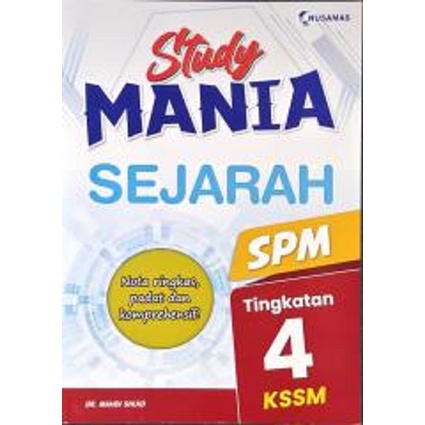 Study Mania SPM Sejarah KSSM Tg 4 | Shopee Malaysia