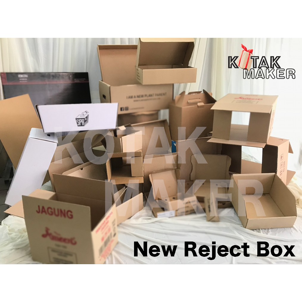 NEW Rejected Box Packaging Box Packing Box Carton Box Paper Box Kotak ...