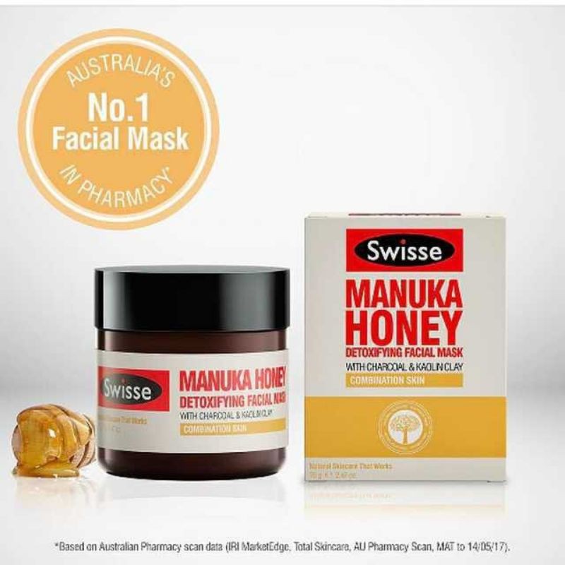 Swisse Manuka Honey Detoxifying Clay Mask 70g | Shopee Malaysia