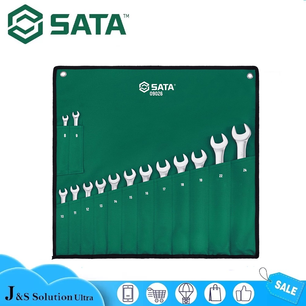 SATA 09026 Metric Combination Wrench Set 8mm - 24mm | Shopee Malaysia
