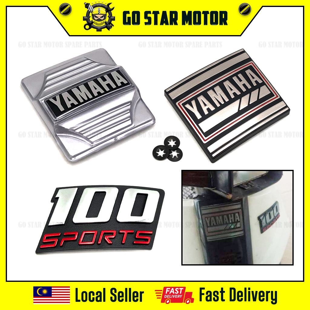 YAMAHA SPORT SPORT100 YAMAHA100 Y100 OLD NEW HORN FRONT LOGO EMBLEM ...