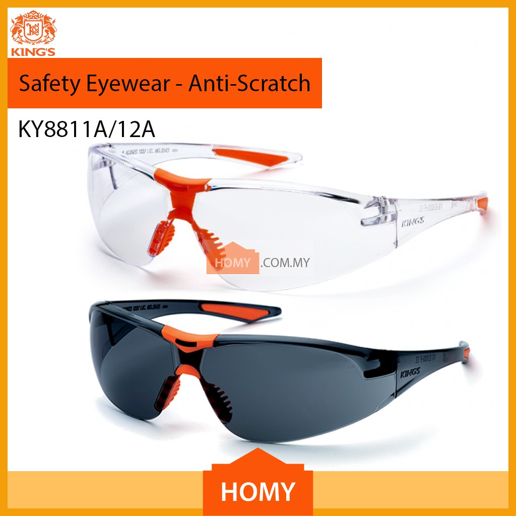 King's Safety Eyewear Glasses KY8811A / KY8812A (Clear / Grey) | Shopee ...