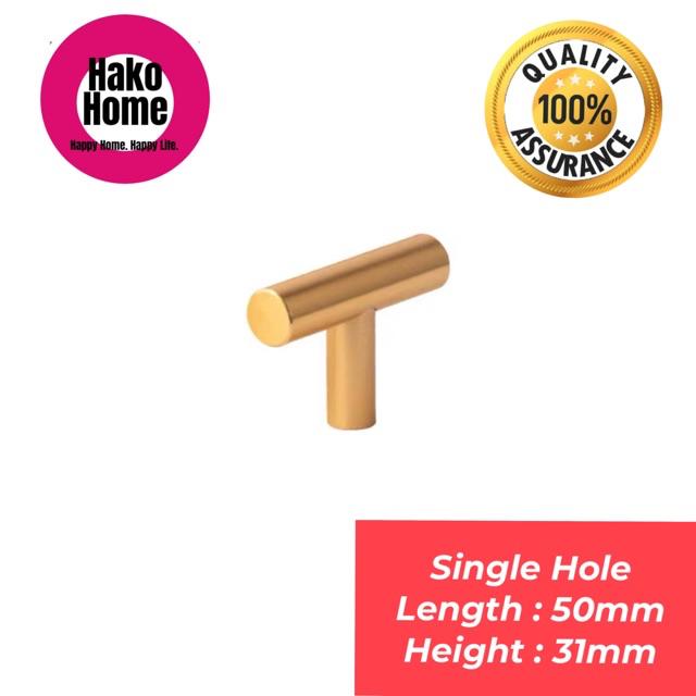 READY STOCK FAST Premium Gold Kitchen Cabinet Handle Furniture Handle T ...