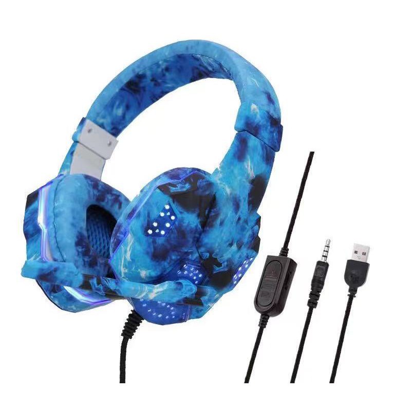 Glowing Gaming 3.5MM LED Headphone Soyto sy830 Noise Cancelling Color ...