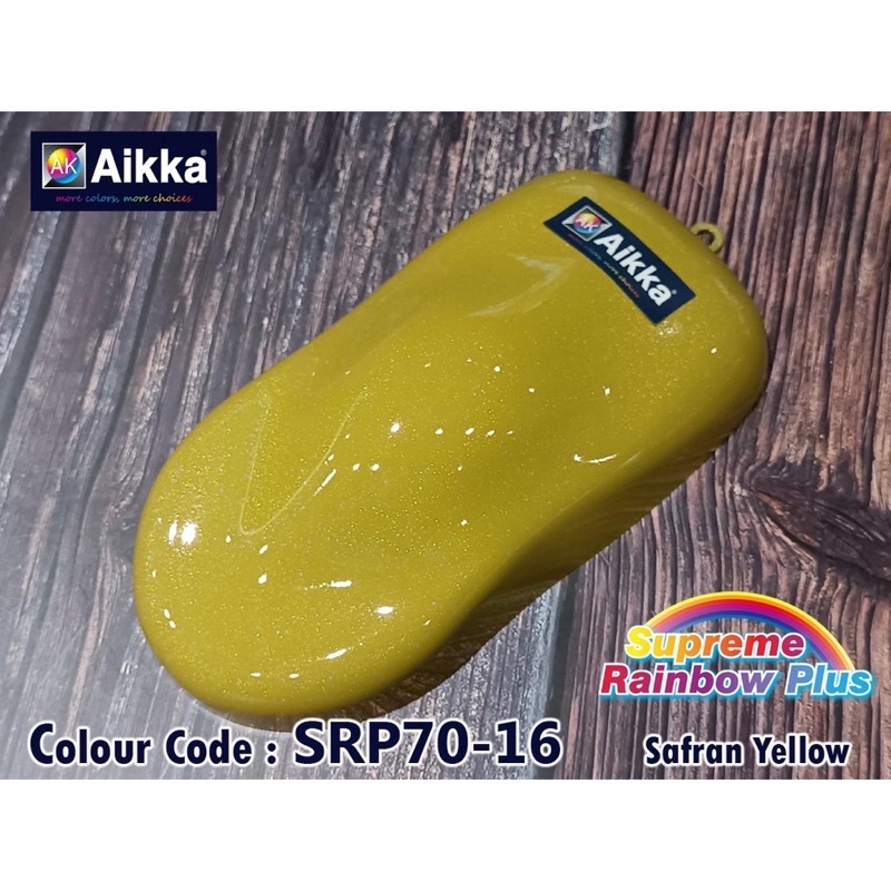 AIKKA SUPREME RAINBOW PLUS SRP70-16 SAFRAN YELLOW 2K AUTOMOTIVE PAINT | Shopee Malaysia