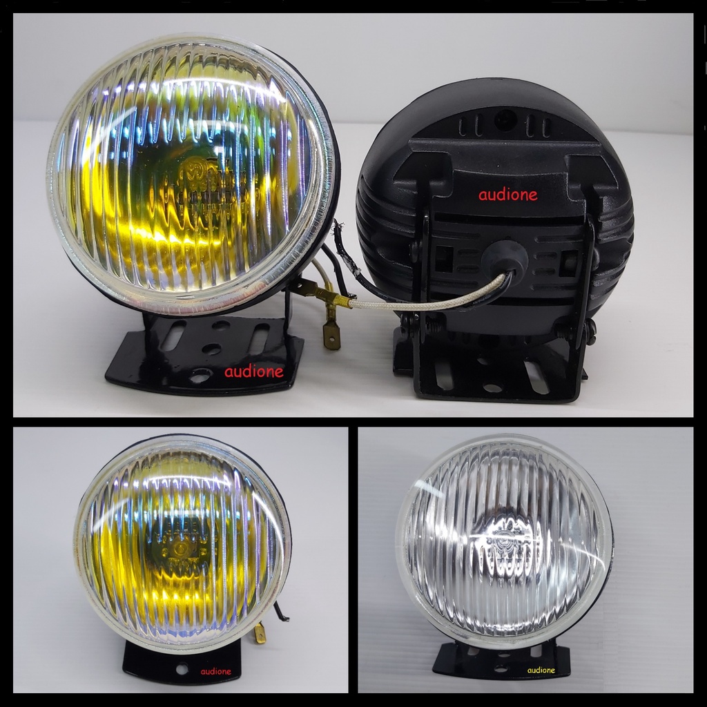 Fog Lamp Spotlight Round Fog Lamp H3 12 Volt 55 Watt Rainbow White ...