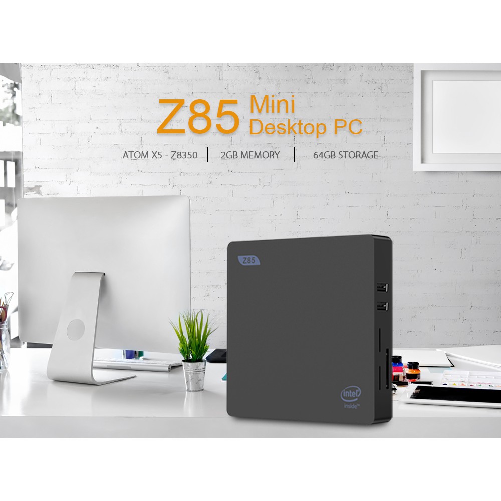 Z85 Mini PC 2GB / 64GB Dual-screen Display 2.4 / 5.8GHz WiFi Ethernet ...