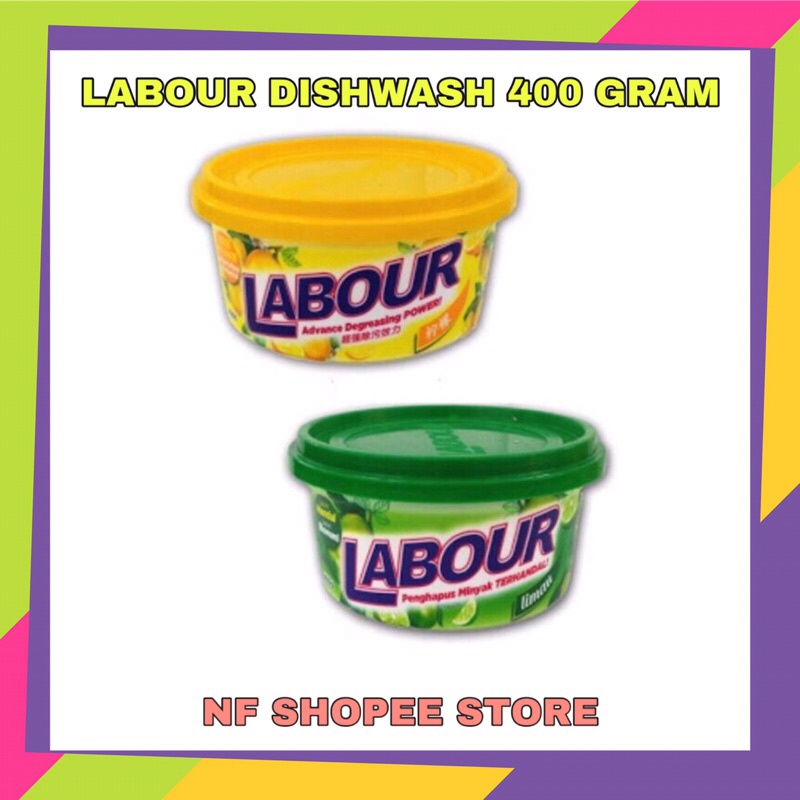 Labour dishwash 400g (Sabun basuh pinggan) | Shopee Malaysia