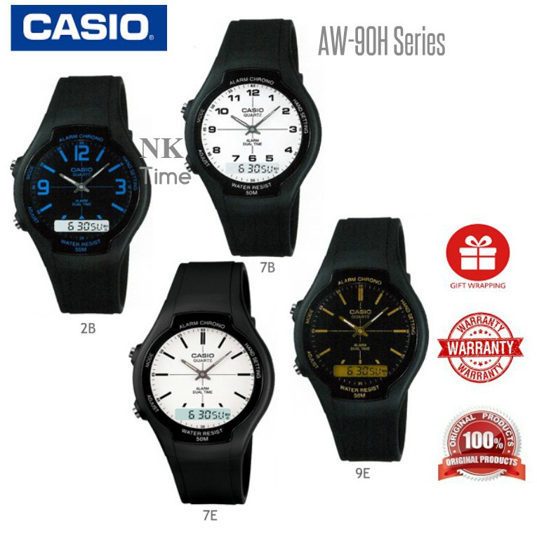 Casio AW-90H Series Analog-Digital Watch | Shopee Malaysia