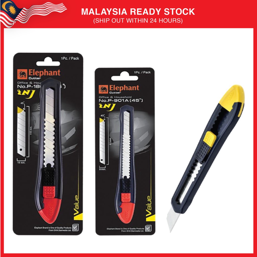Elephant Cutter Knife P901 P1801 Office Stundent Knives Pisau Pemotong ...