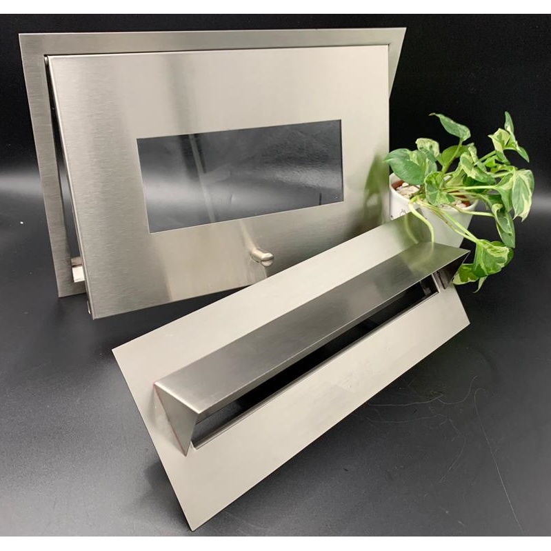 Peti Surat Stainless Steel Letter Box Panel Set Only | Shopee Malaysia