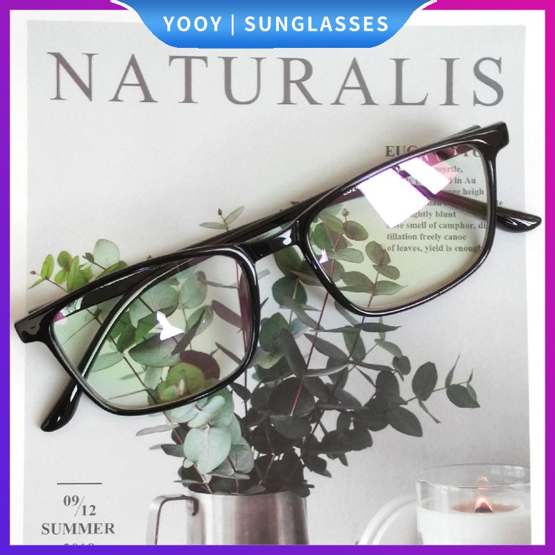 Korean Square Frame Glasses Fashion Spectacles Eyeglasses Women Men ...