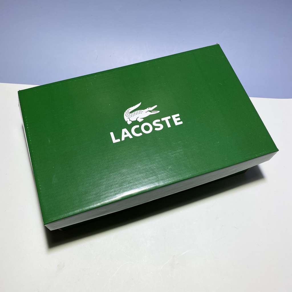 [ Check Web ] Lacoste carton box for shoes, clothes, hats, gift ...