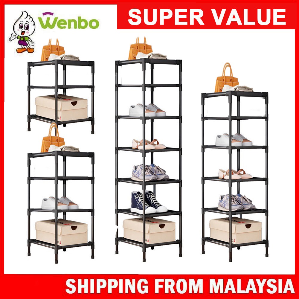 Wenbo DIY Shoe Rack Simple Shoe Rack Multipurpose Use Shoe Rack Space ...