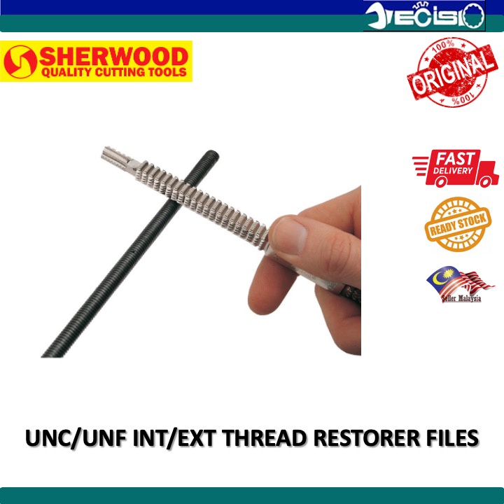SHERWOOD U.K. UNC/UNF INT/EXT THREAD RESTORER FILES SHR0179010B ...