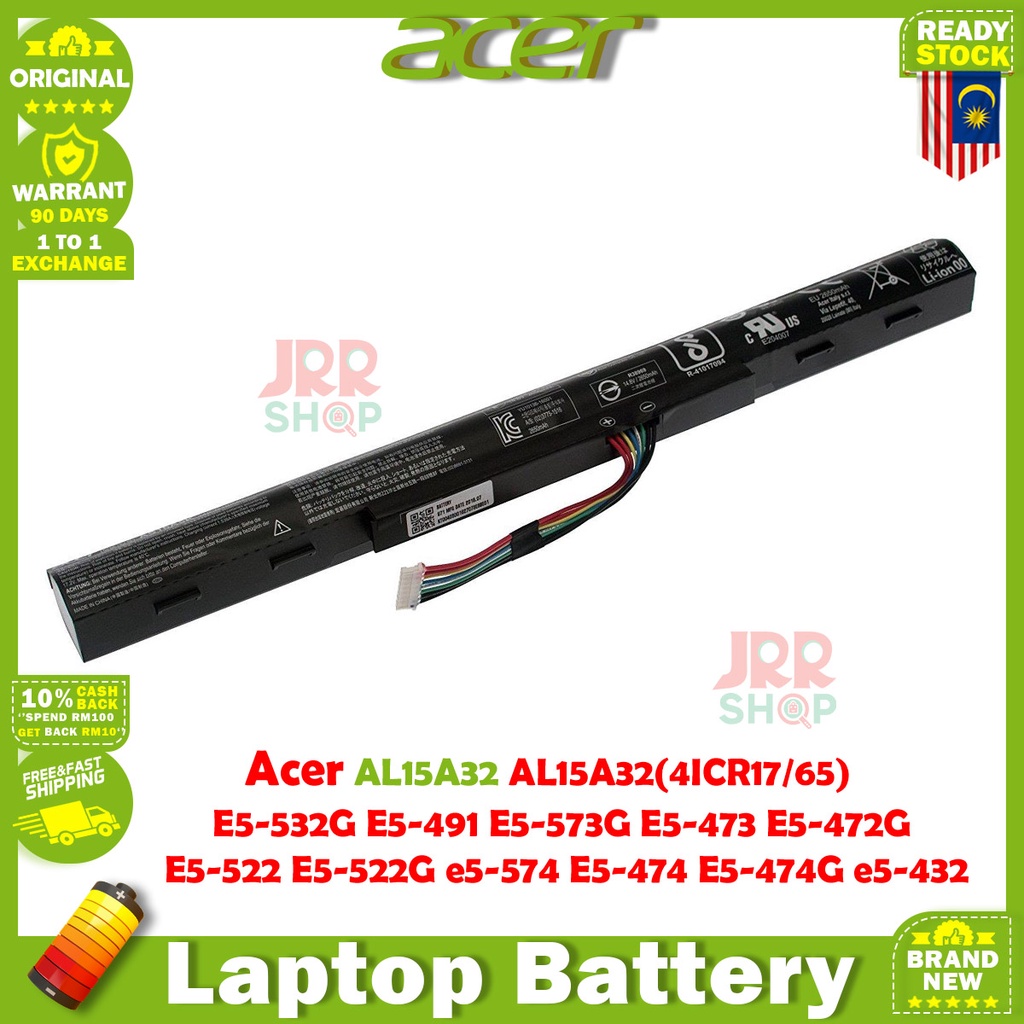Original Acer AL15A32 E5-532G E5-491 E5-573G E5-473 E5-472G E5-522 E5 ...
