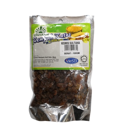 Kismis Sultana / Sultana Raisin +/- 80g | Shopee Malaysia
