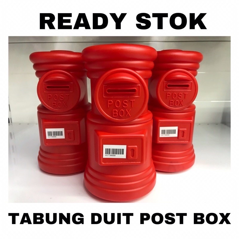 Tabung Duit Syiling Pos / Pos Coinbank / TABUNG DUIT / CELENG POS ...