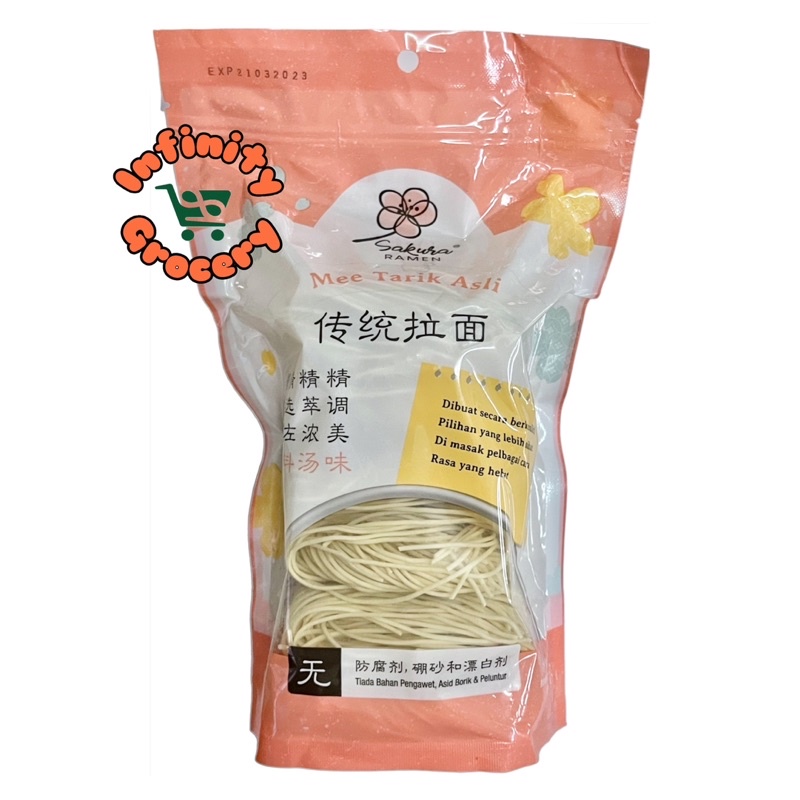 [Halal] Sakura Ramen Mee Tarik Asli | 传统拉面 ( 500g ) | Shopee Malaysia