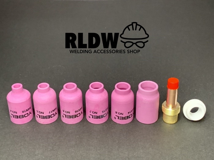 (SMALL BODY)welding tig ceramic cup argon 54Nseramic nozzle gas lens ...