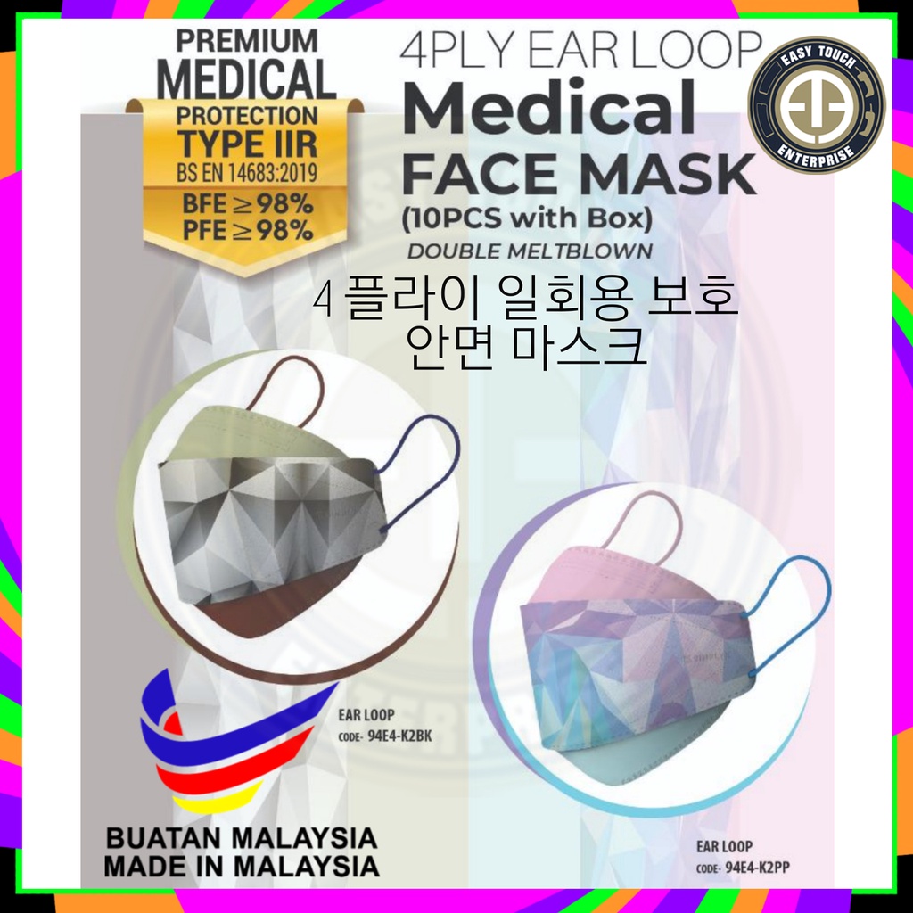 NEW DESIGN !! SIMPLY K HEAD LOOP FACE MASK PREMIUM 4PLY KF94 | HIJAB ...