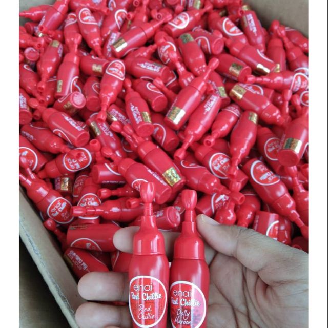 Inai red chili/dolly maroon readyy stok | Shopee Malaysia