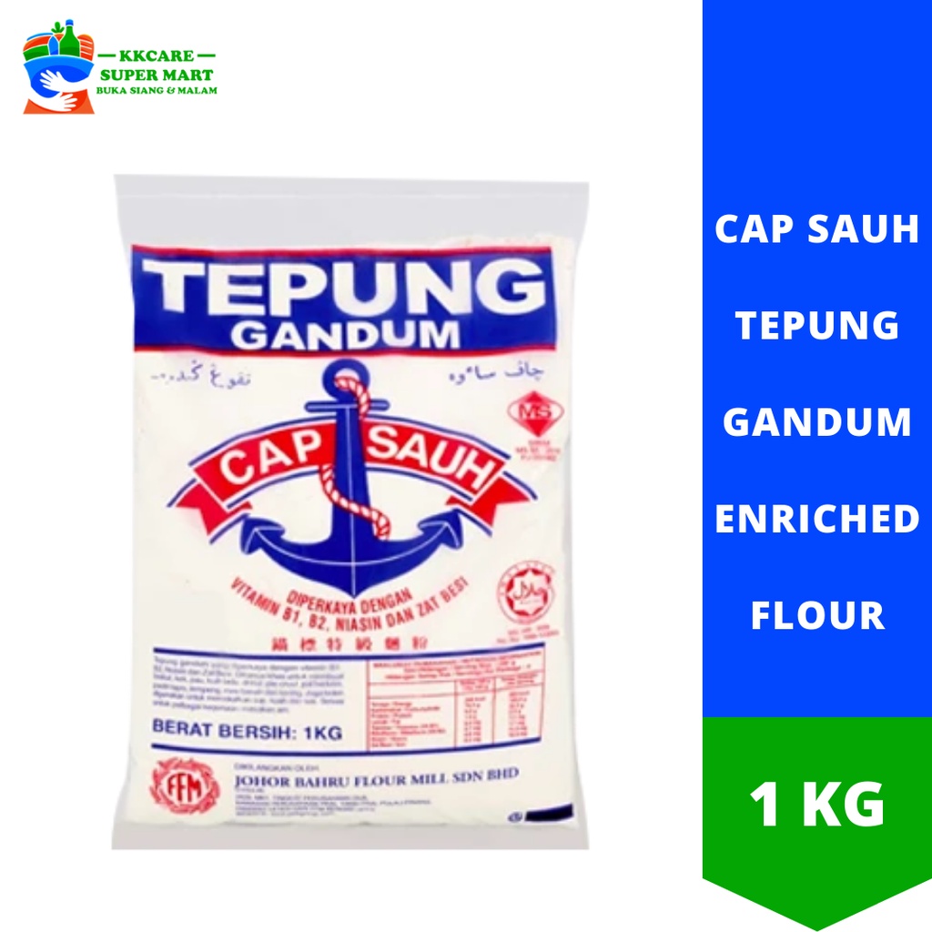 Cap Sauh - Tepung Gandum / Enriched Flour - 1KG | Shopee Malaysia