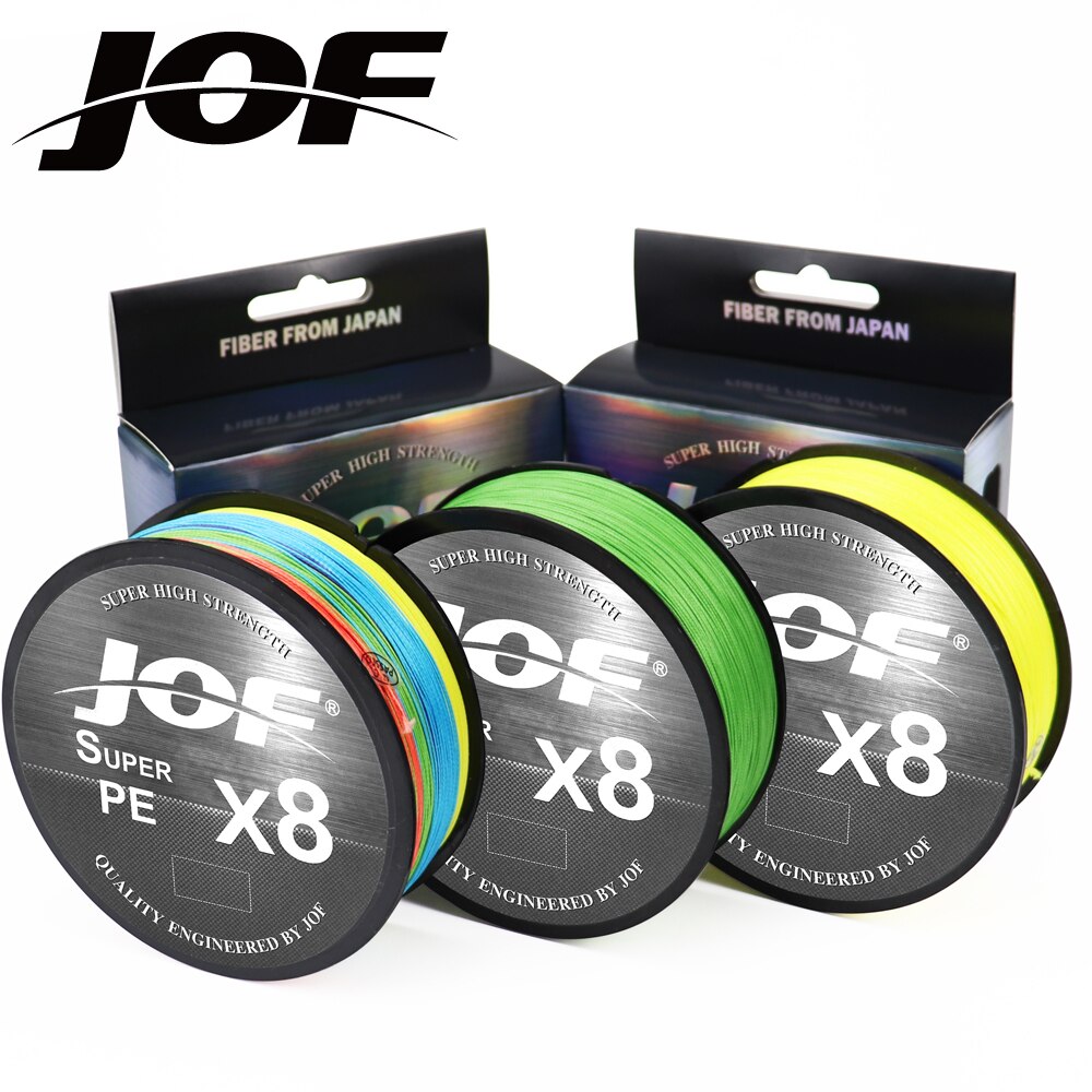 JOF 300M 150M PE Fishing Line 8 Strands Braided Fishing Line 15-100LB ...