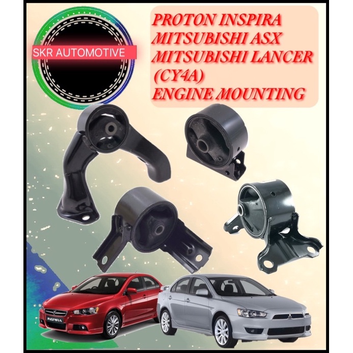 PROTON INSPIRA, MITSUBISHI LANCER (CY4A), ASX ENGINE MOUNTING | Shopee ...