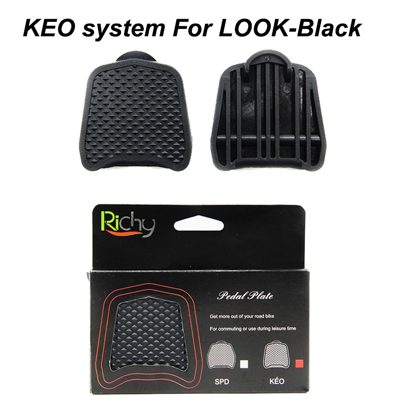 Richy Road Bicycle Pedal Converter KEO/SPD Self-locking Pedal Adapters ...