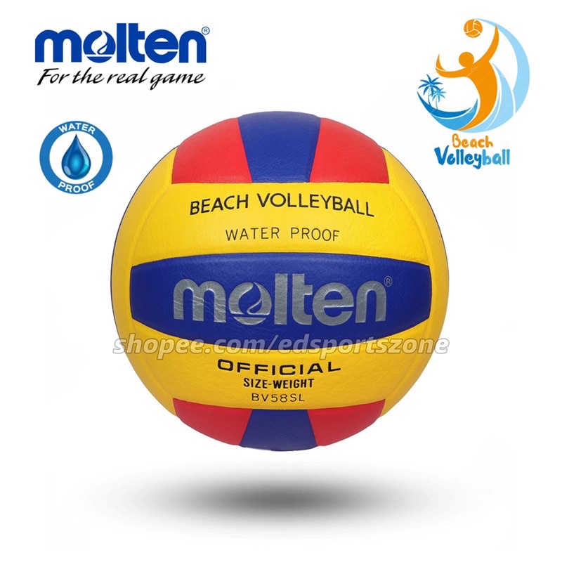 Molten Beach Volleyball BV58SL Training Daily Use Bola Tampar Pantai ...