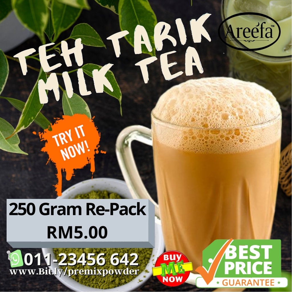 Teh Tarik Milk Tea Premix Beverage 3in1 Bag 250g Repack | Shopee Malaysia