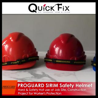 QuickFix PROGUARD SIRIM Safety Helmet Hard Hat Site Construction Worker ...