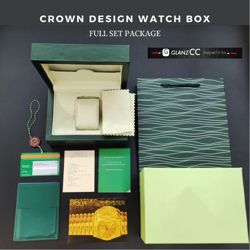 New Role Crown Design Watch Box Display Box With Full Package Branded ...