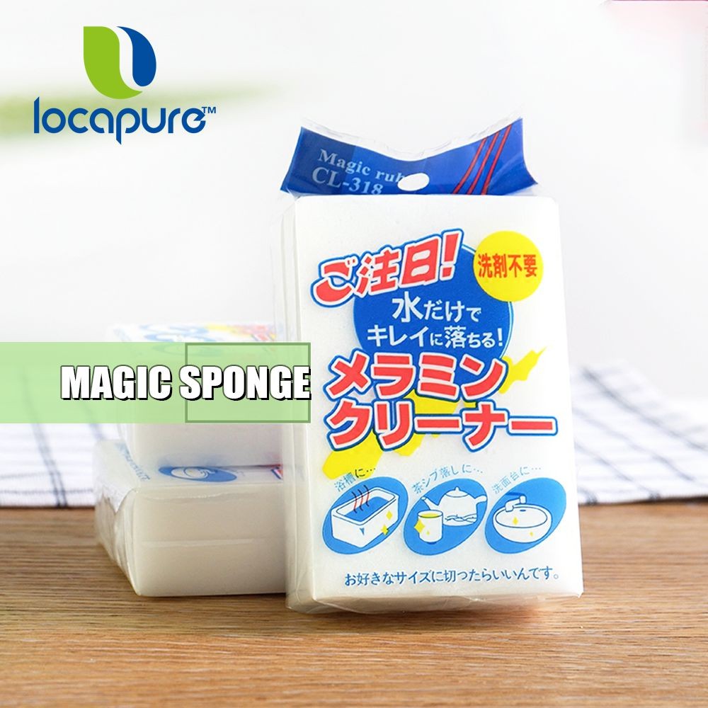 Locapure Durable Multifunctional Magic Sponge Cleaning Brush | Shopee ...