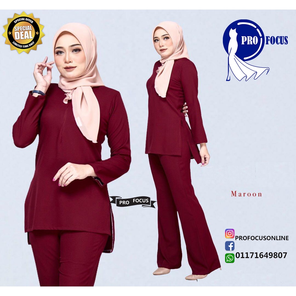 SET WARDA, ANNA SUIT, MUSLIMAH SUIT BLOUSE DAN SELUAR, Anna Suit ...