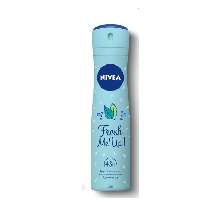 NIVEA Fresh Me Up Body Spray Deodorant - Lemongrass variant (150ml ...