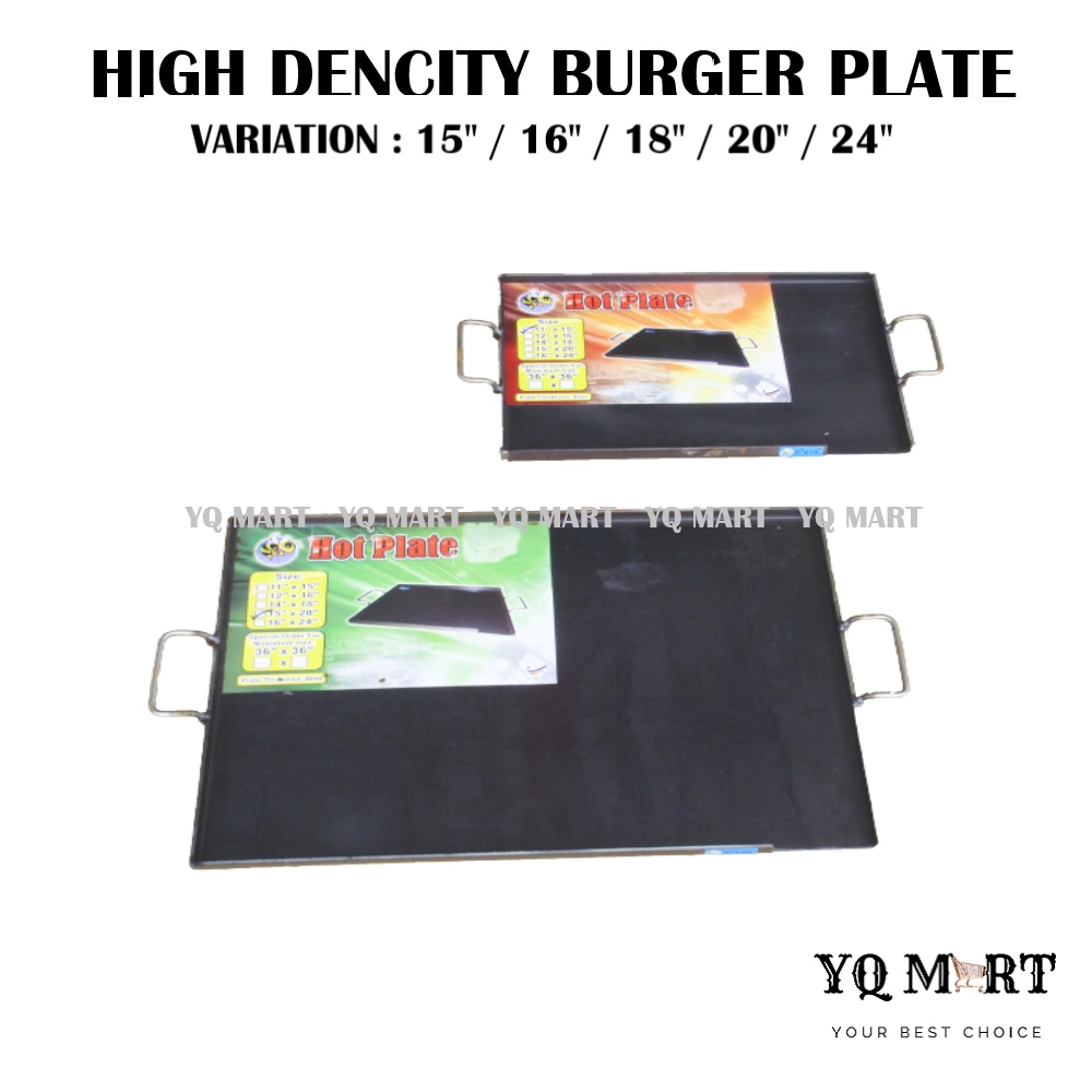 16"/18"/20"/24" Flat Pan/ Roti Plata Pan/ Rectangle Pan/ Hot Plate ...