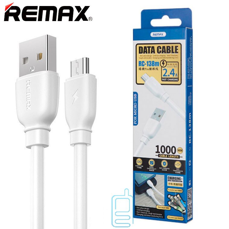 Original 100% Remax Suji Pro RC-138 MICRO&TYPE C USB Data Cable Fast ...
