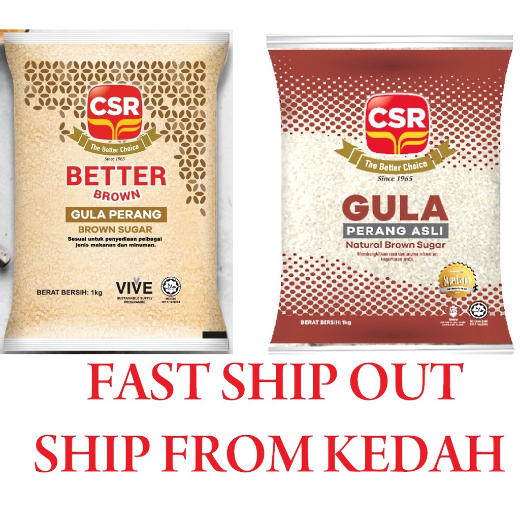 CSR BETTER BROWN SUGAR / GULA PERANG CSR / GULA PERANG ASLI / NATURAL ...