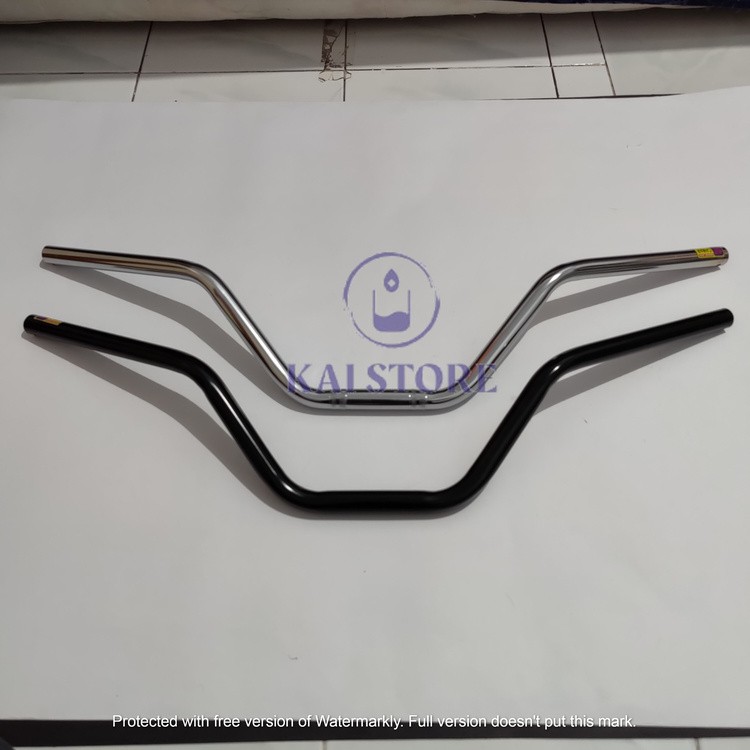 HITAM Camar MOTORCYCLE HANDLEBAR (CHROME/BLACK) - HIGH QUALITY | Shopee ...