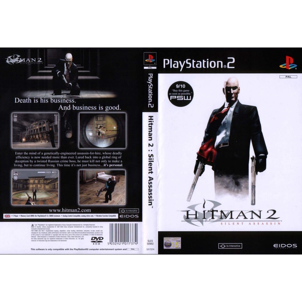 Hitman 2 Silent Assassin (CD Games PS2) | Shopee Malaysia