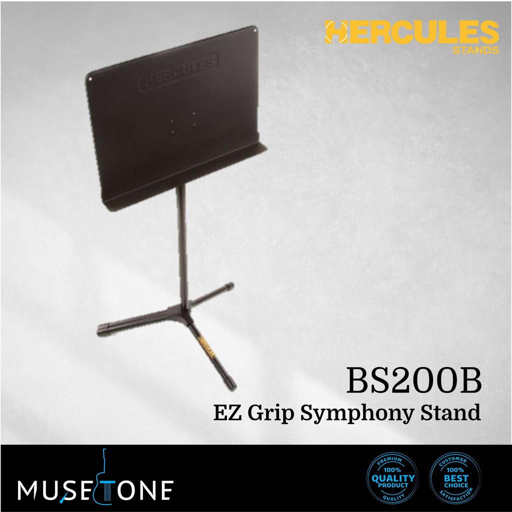 HERCULES Symphony Stand BS200B Plus with Simple One-handed Height ...