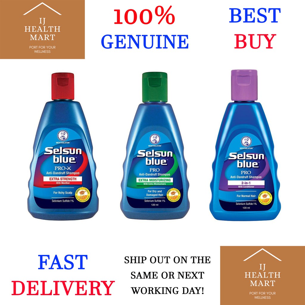 MENTHOLATUM SELSUN BLUE PRO ANTI DANDRUFF SHAMPOO EXTRA STRENGTH/EXTRA ...